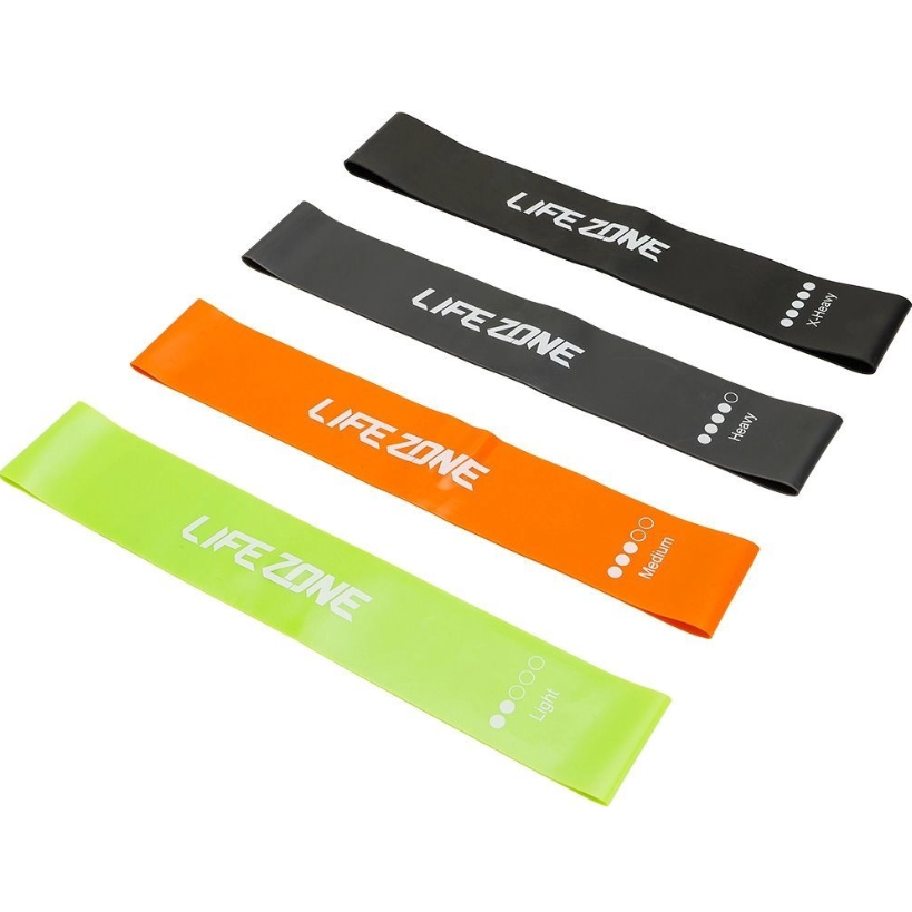 Mini Band Kit Com 4 Intensidades Leve, Moderado, Forte E Extra Forte ...