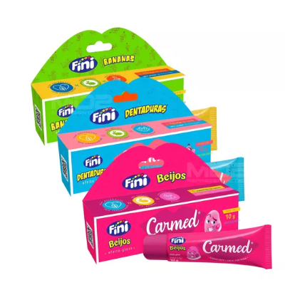 Hidratante Labial Carmed Fini Efeito Gloss 10g | Shopee Brasil