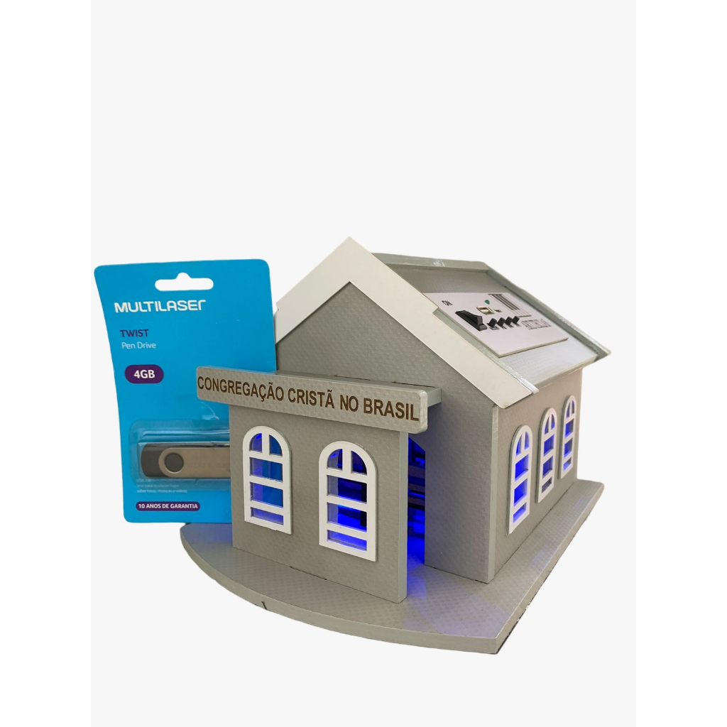 Kit Igrejinha CCB + Pen Drive Com quase 1000 Hinos | Shopee Brasil