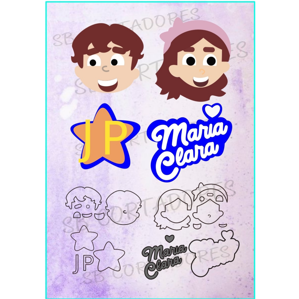 cortador kit maria clara e jp | Shopee Brasil