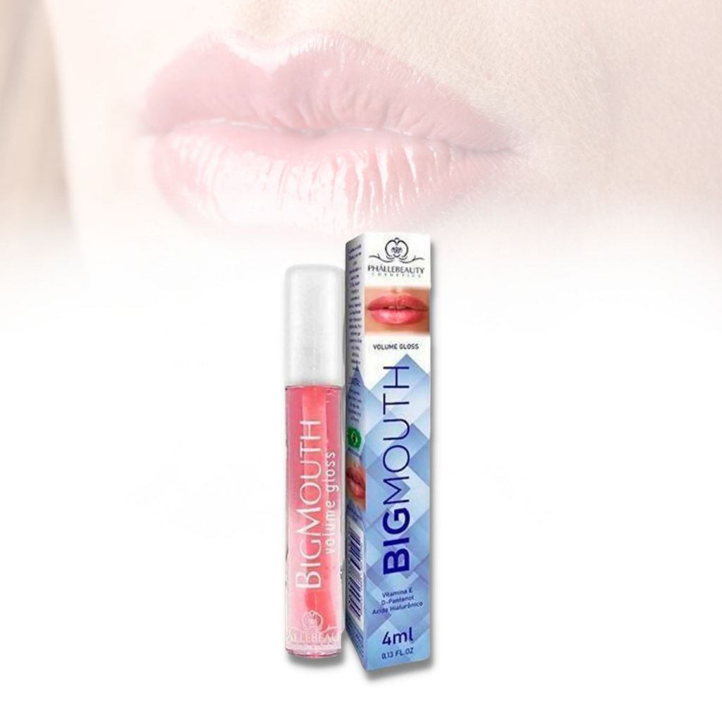 Lip Gloss Volume Big Mouth Ácido Hialurônico Phallebeauty | Shopee Brasil