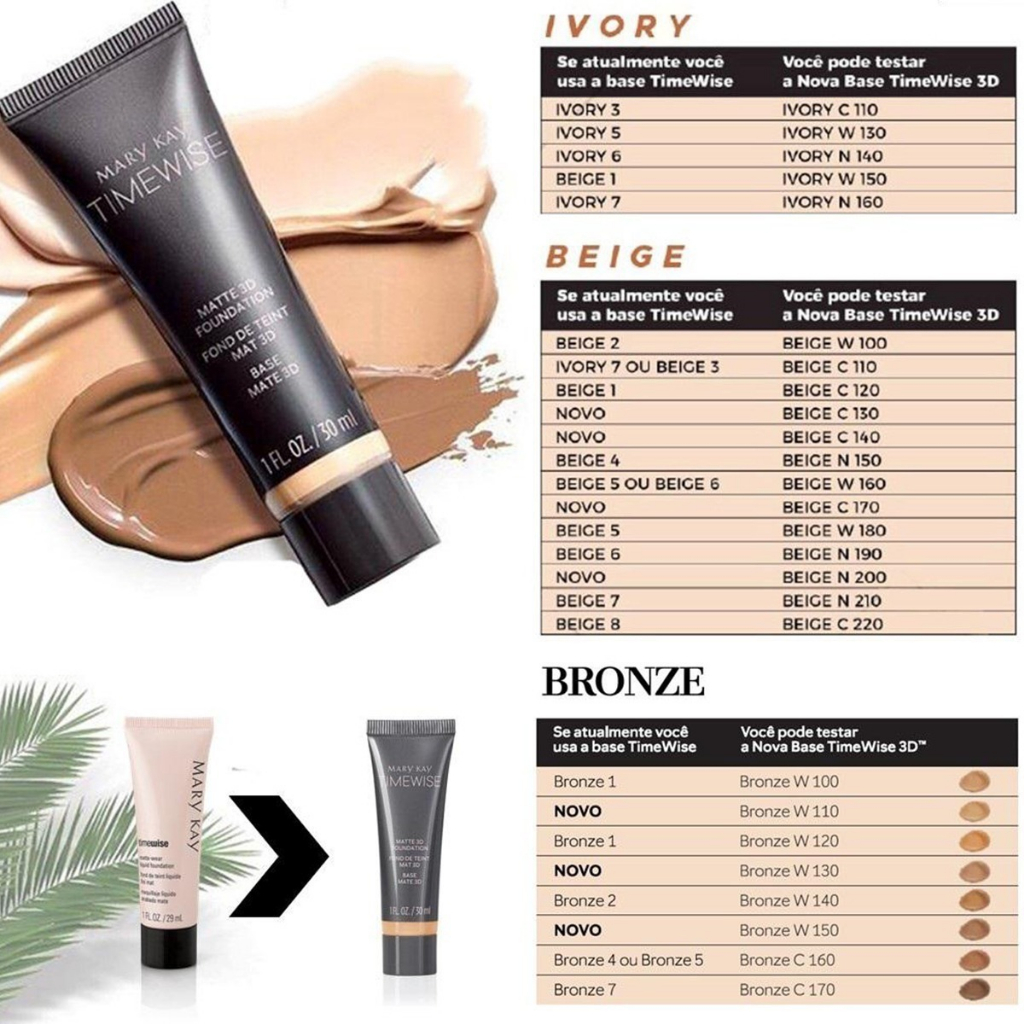 BASE MARY KAY TIMEWISE | Shopee Brasil