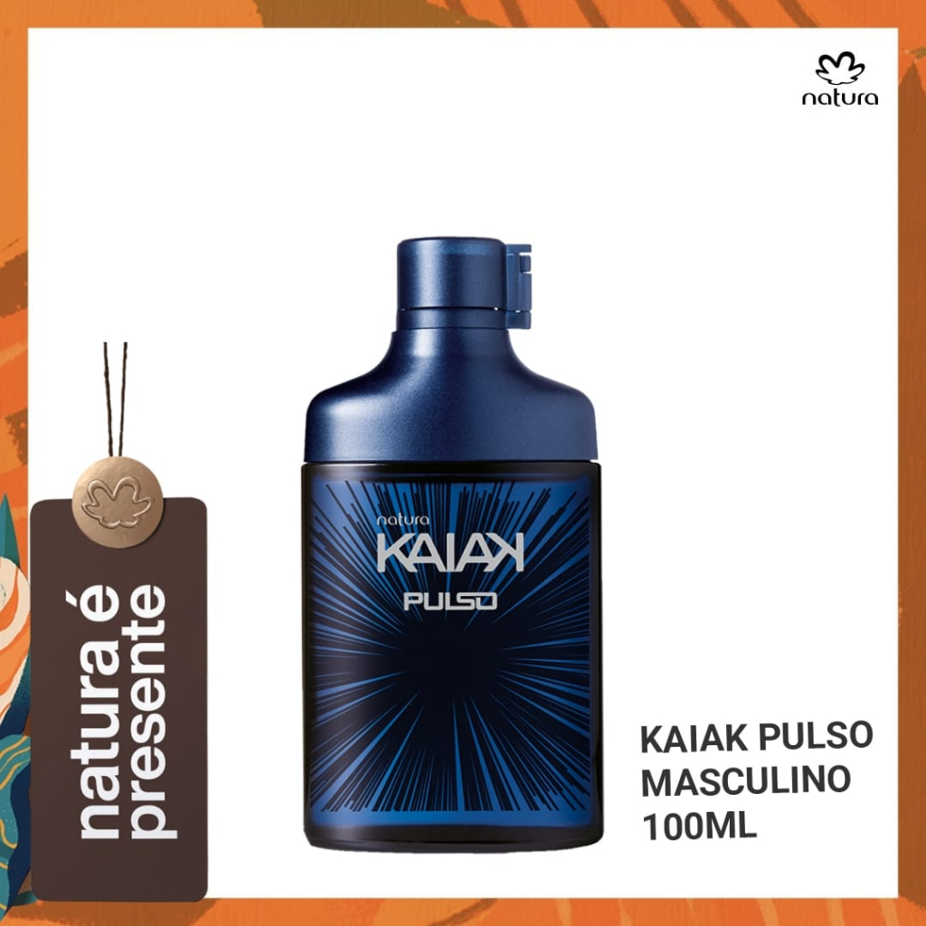 Colonia Kaiak Pulso Masculino - 100ml - Natura | Shopee Brasil