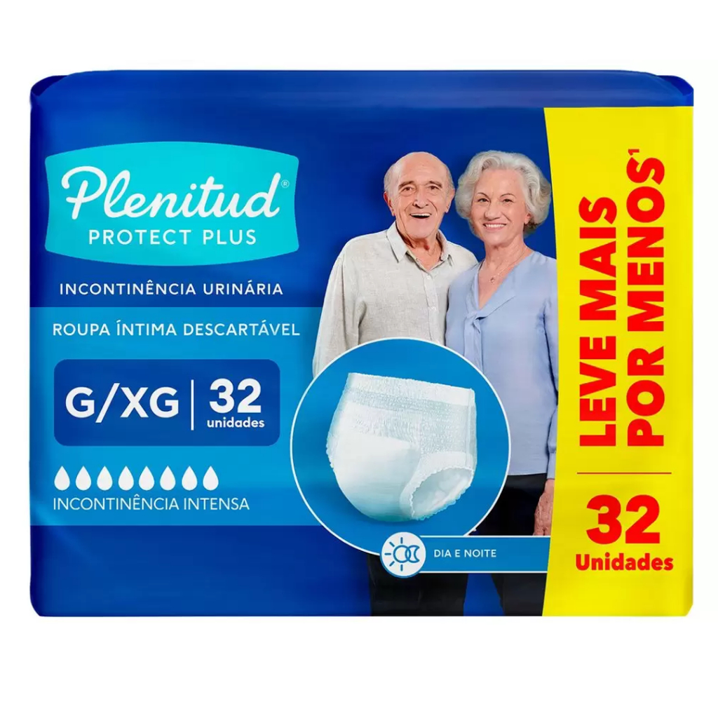 Roupa Intima Plenitud Protect Plus c/32 - Todos os tamanhos | Shopee Brasil