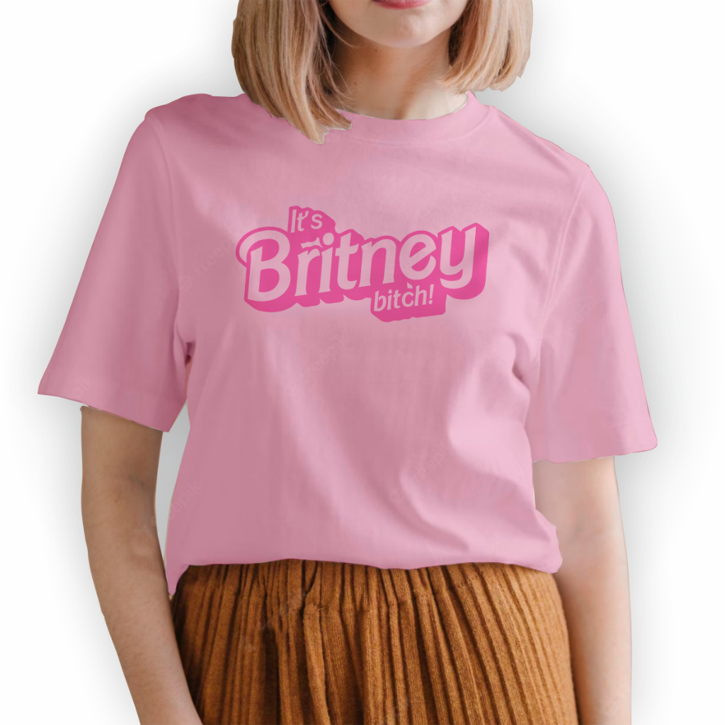 Camiseta VINTAGE Unissex Britney Spears It's Britney Bitch B451 ...
