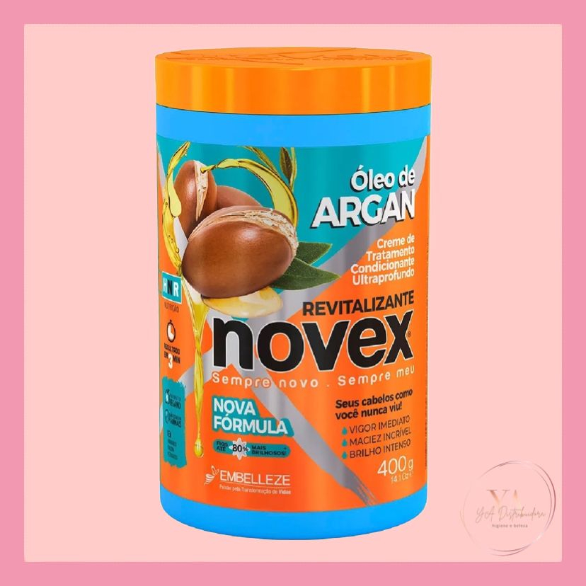 Creme de Tratamento Novex Óleo de Argan - 400g | Shopee Brasil