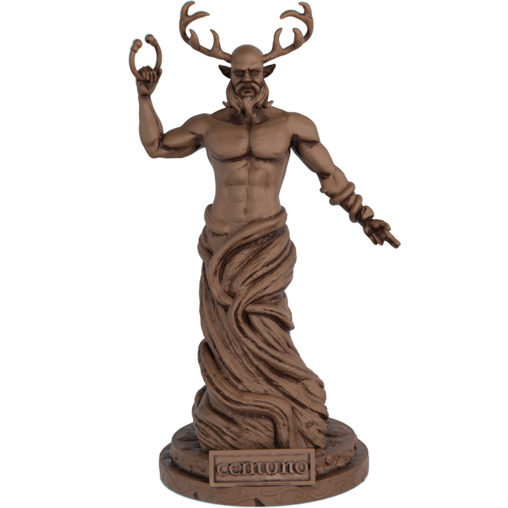 Estatua Deus Cernuno Celta Wicca - Estatueta Cernunnos - Resina ...