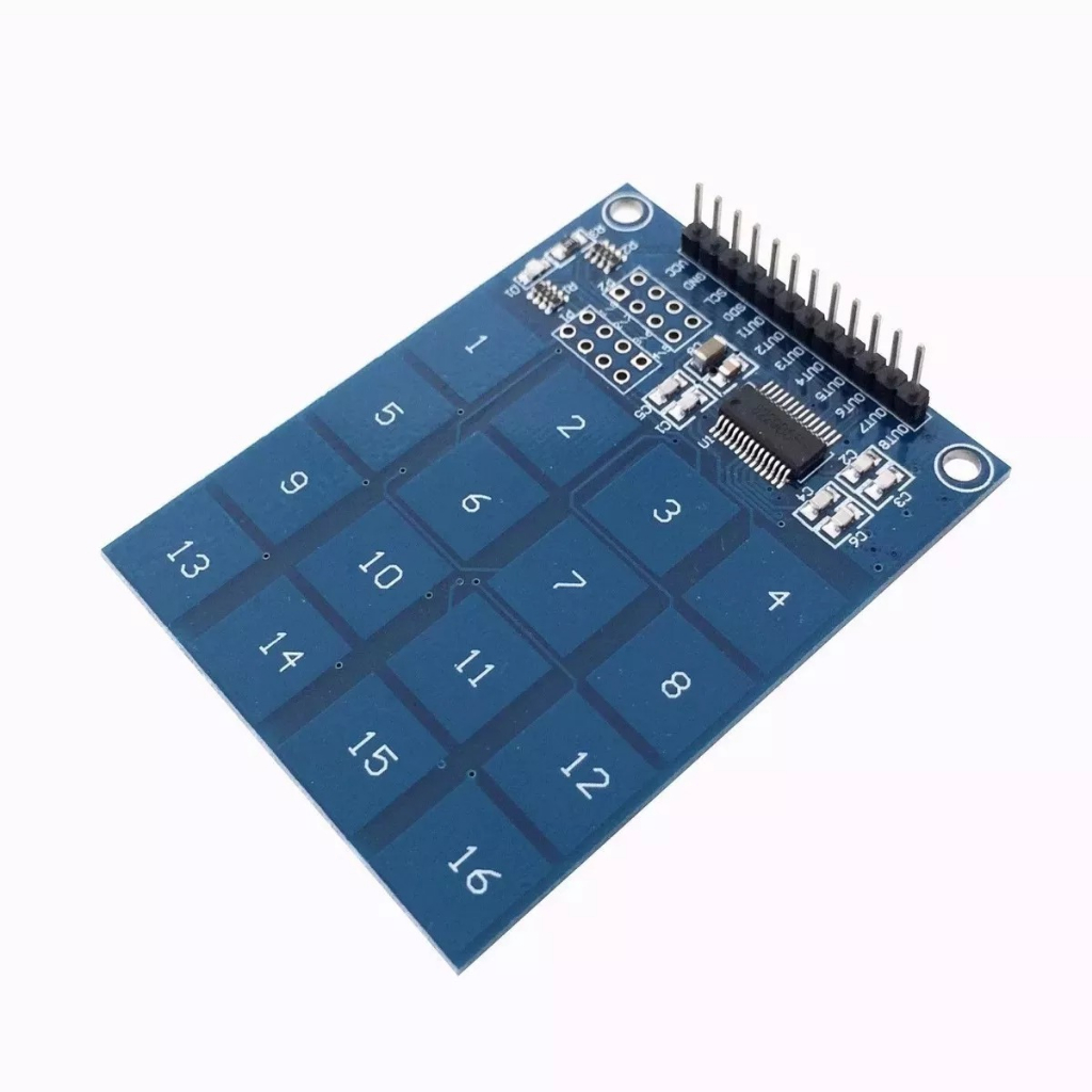 MÓDULO TECLADO DE MEMBRANA MATRICIAL 4X4 16 TECLAS PRA ARDUINO | Shopee ...