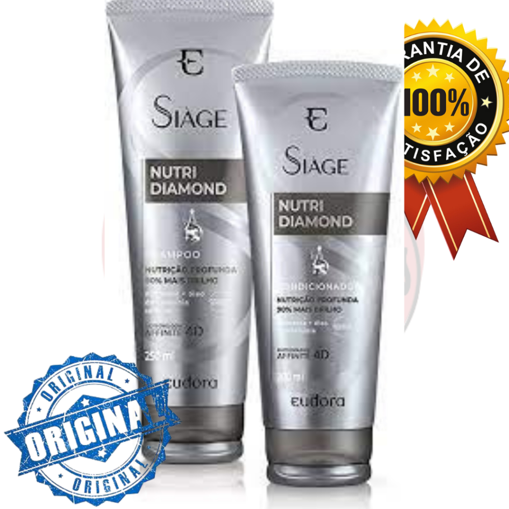 Kit Shampoo + Condicionador Siàge Eudora | Shopee Brasil