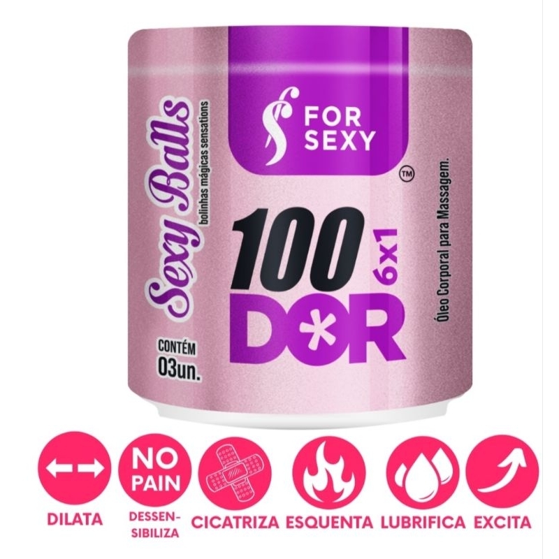 Gel Dessensibilizante Anal Lubrificante Anal 100dor Com 3 Unidades For