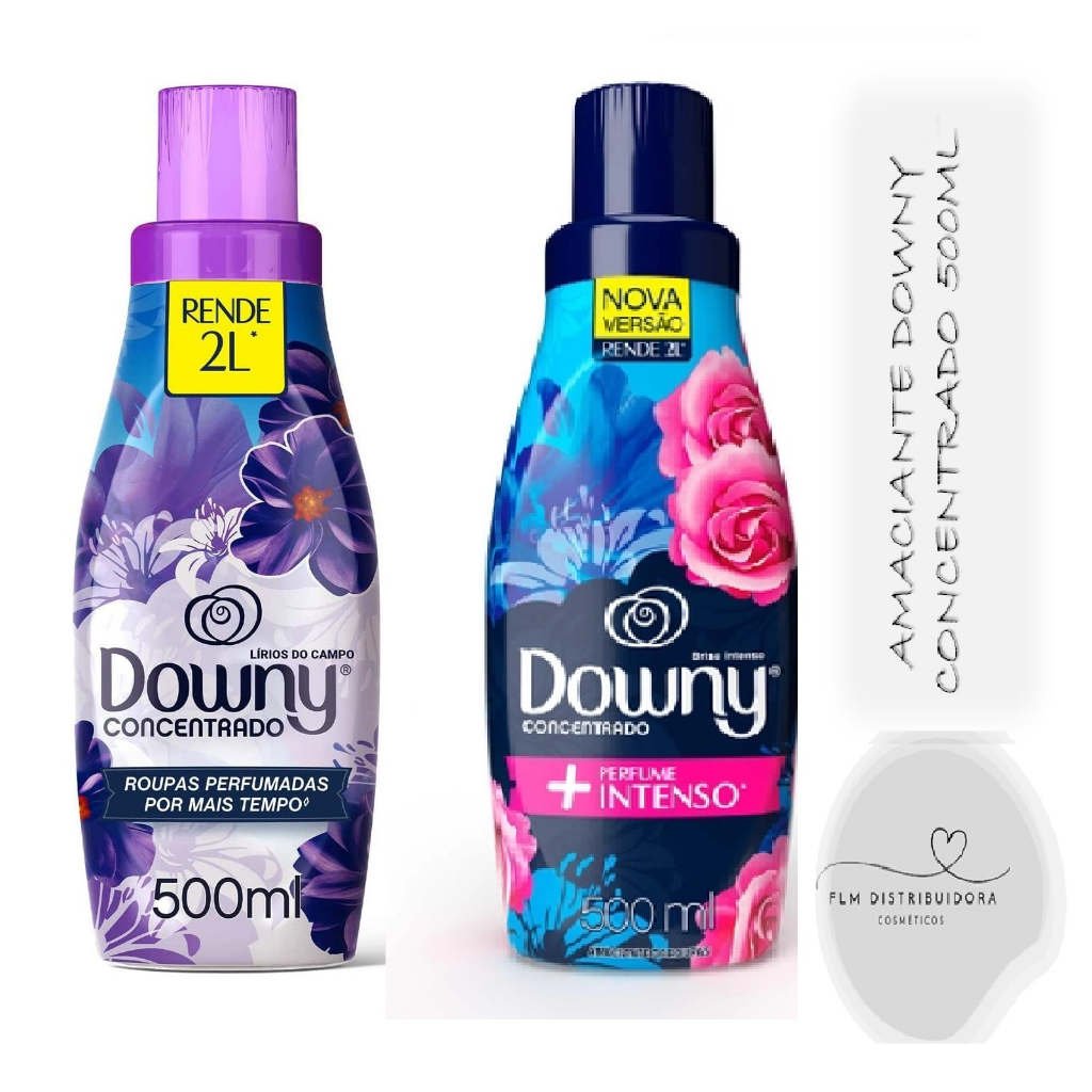Amaciante Downy Concentrado 500ml (escolha o tipo) | Shopee Brasil