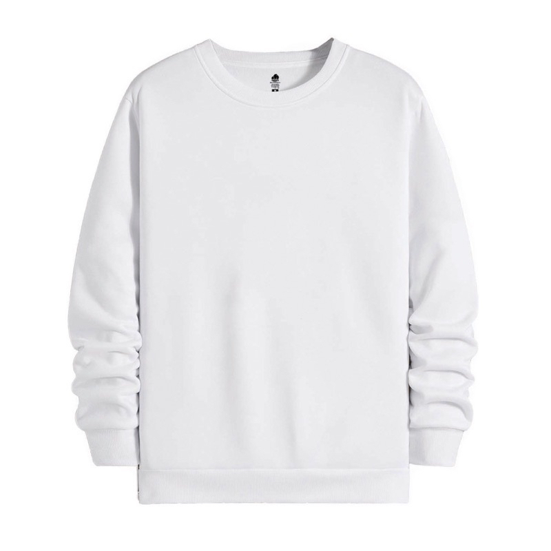 Modelo De Moletom Branco Liso Moletom Liso Abrigo Blusa De Frio Com