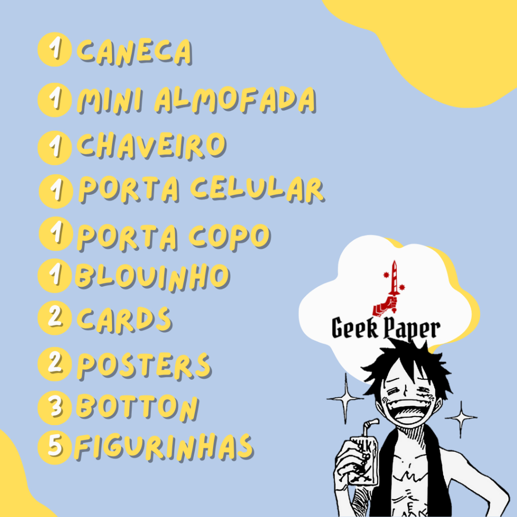 Kit Caixa com Tema My Hero Academia Boku no Hero MHA BNHA Anime Mangá ...