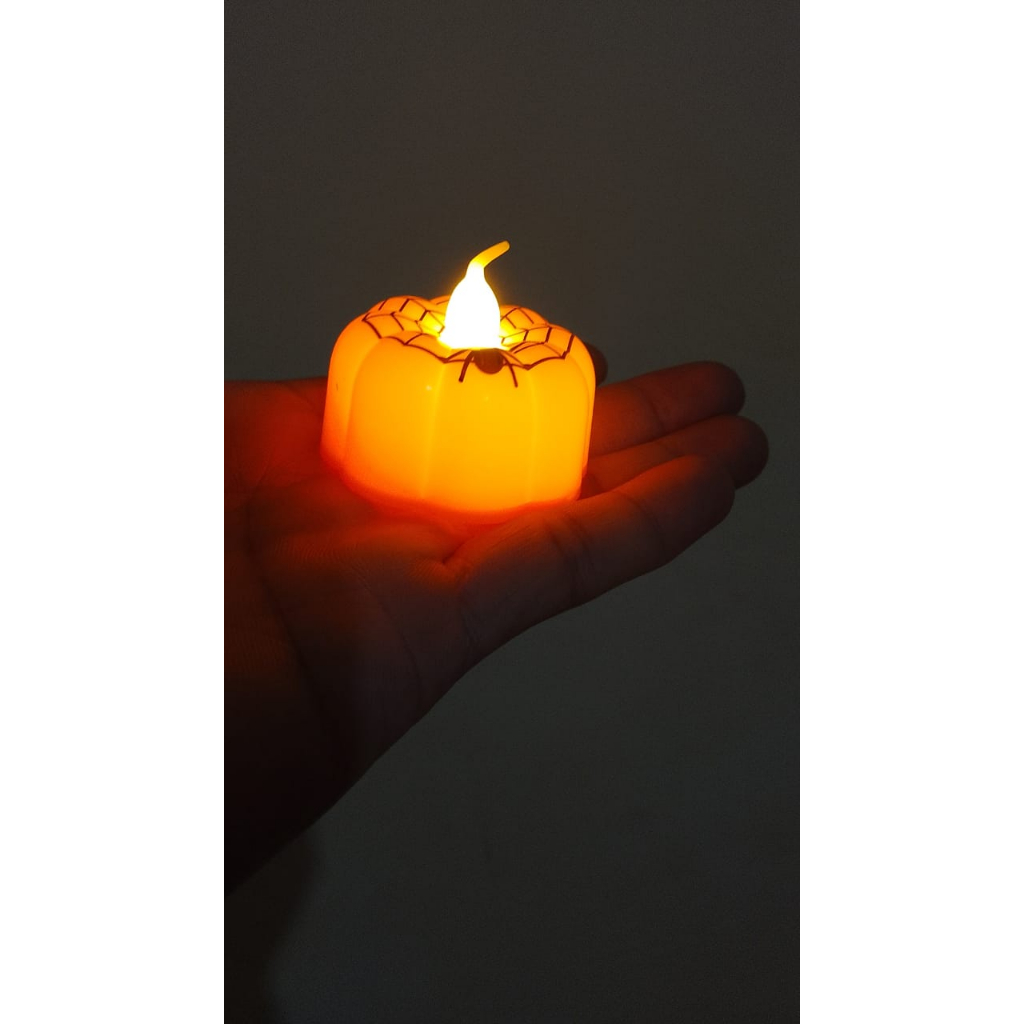 Vela LED de Halloween (12 unidades) | Shopee Brasil