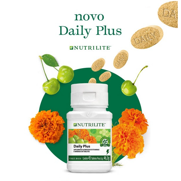 Kit 3 Novo Daily Plus com 45 tabletes cada Polivitamínico e ...