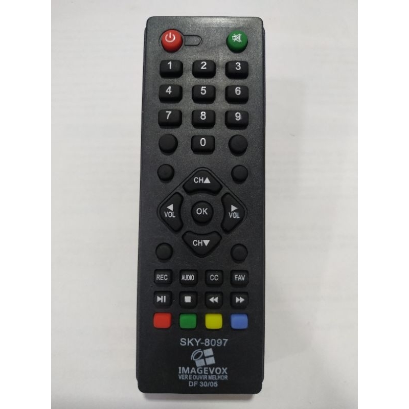 Controle Remoto -Receptor Imagevox Df30/05 Sky-8097 | Shopee Brasil
