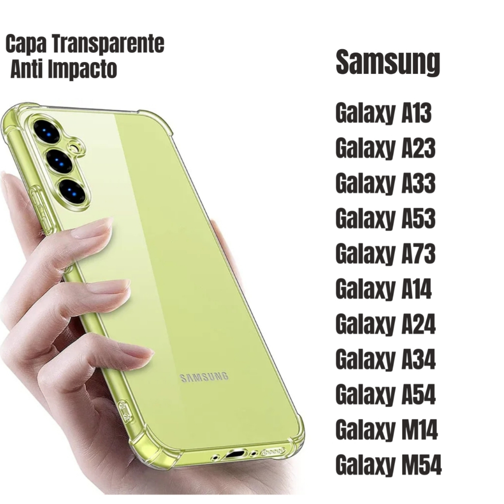 Capa Capinha Transparente Anti Impacto Tpu Case Para Samsung Galaxy A13 ... Capa Capinha Transparente Anti Impacto Tpu Case Para Samsung Galaxy A13 ...