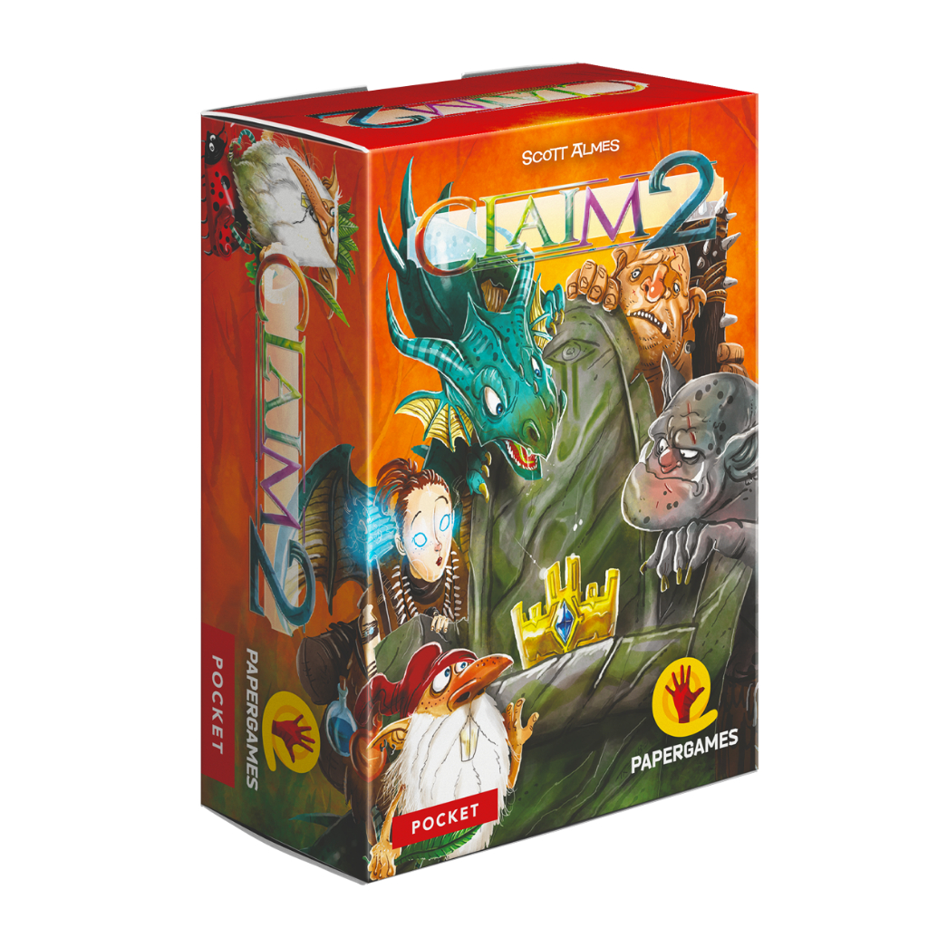 Jogo De Cartas Claim 2 Papergames Pocket Card Game | Shopee Brasil