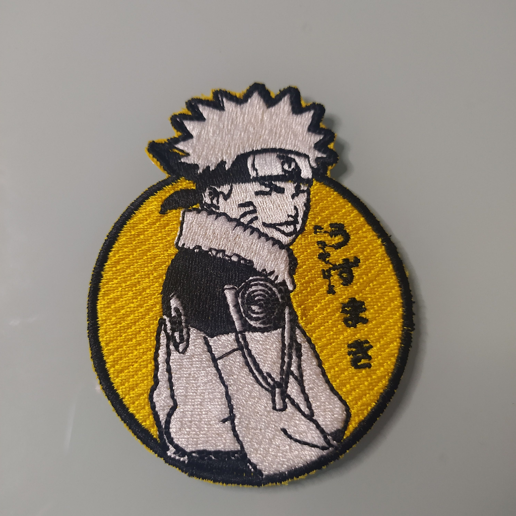 patch bordado naruto uzumaki naruto shippuden naruto classico amarelo ...