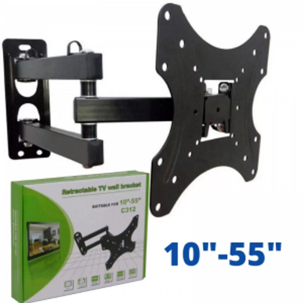 Suporte Movel Para TV 10" á 55" Polegada Articulado Retrátil - Kingleen ...