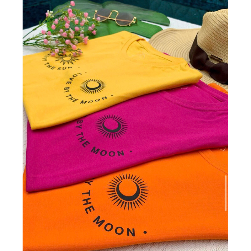 Camiseta sol e lua | Shopee Brasil