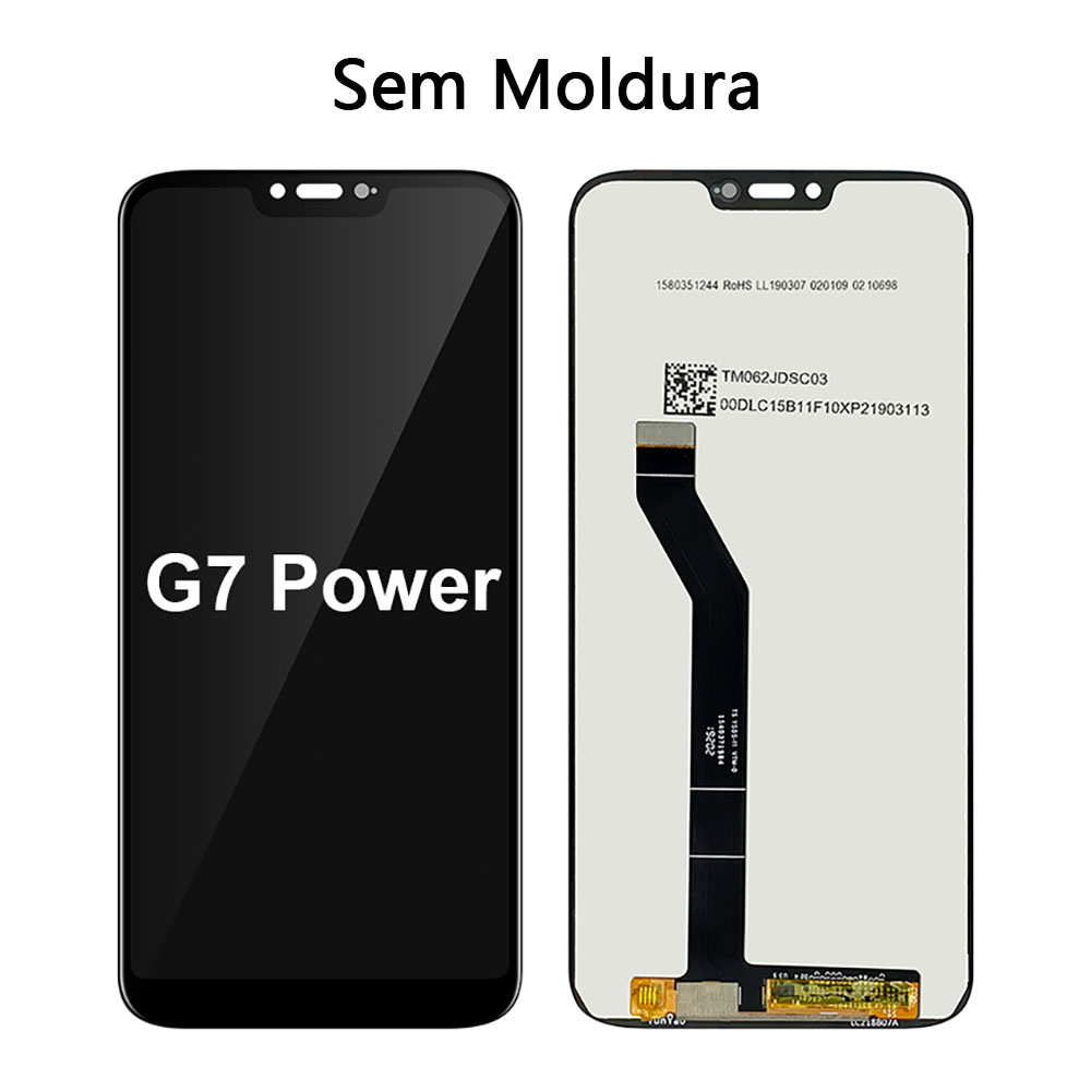 Tela G7 Power Frontal Touch Display Compativel Xt1955 Original Lcd ...