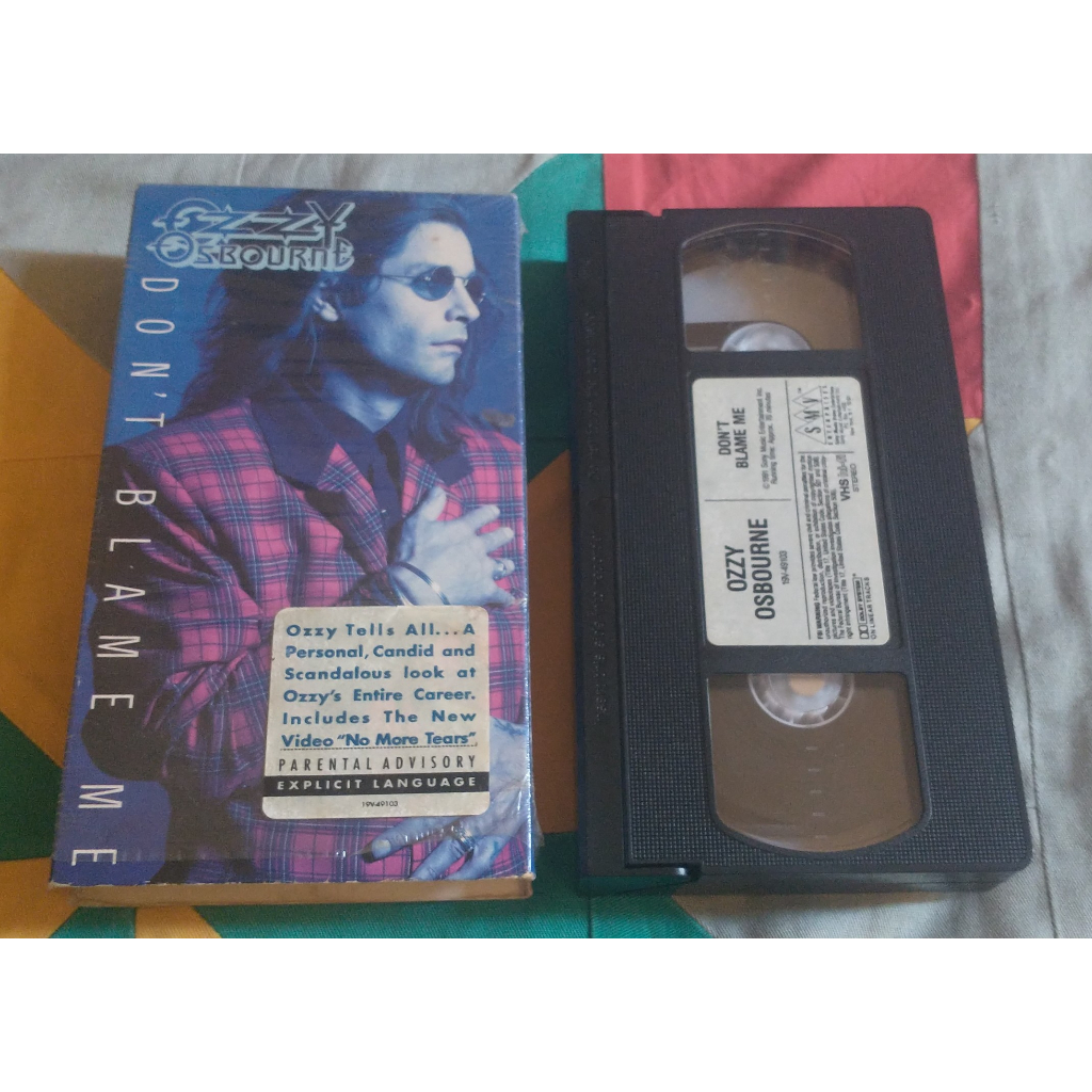 VHS Ozzy Osbourne - Don't Blame Me (Importado) | Shopee Brasil