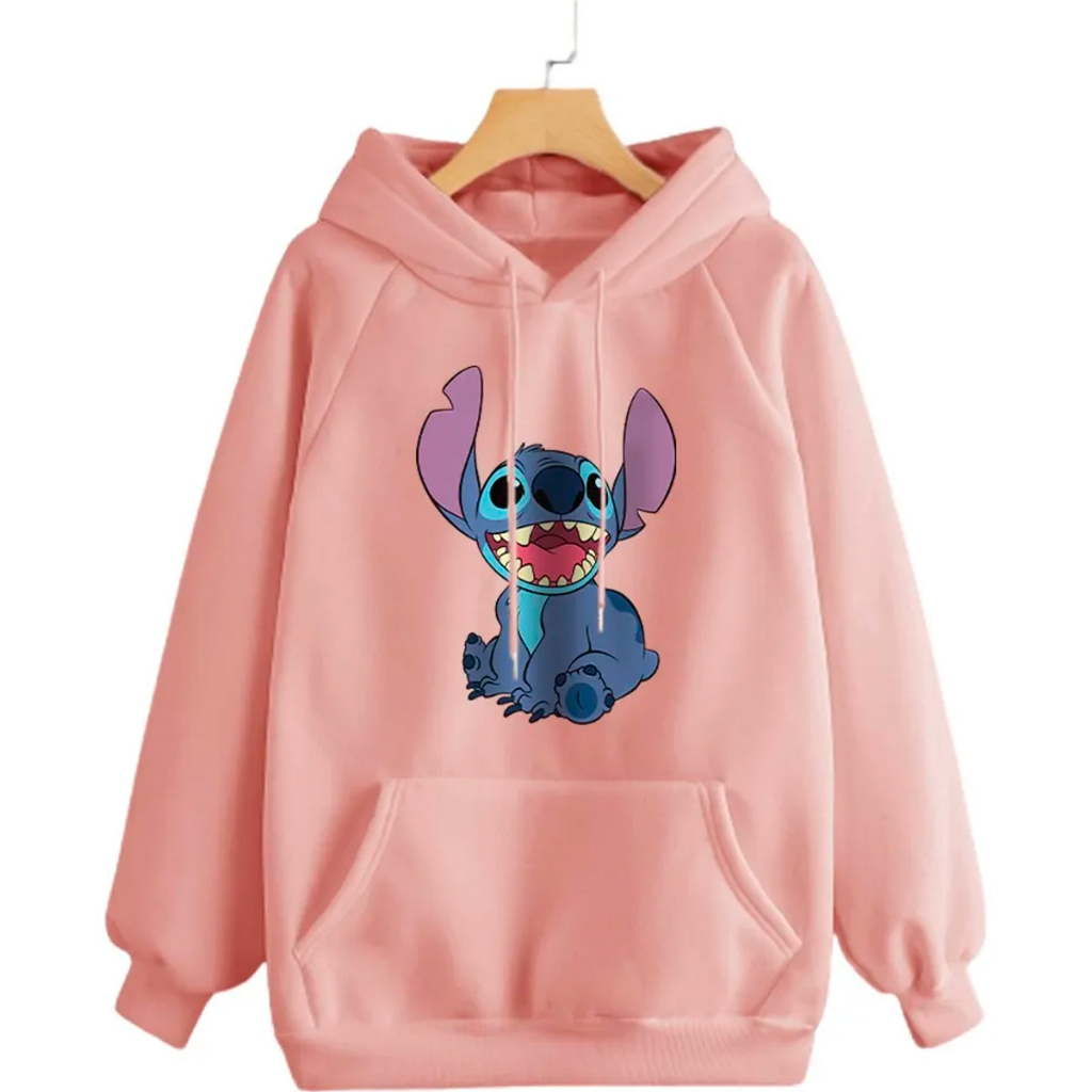 Blusa Moletom Lilo e Stitch Desenho Animado Disney Agasalho de Frio ...