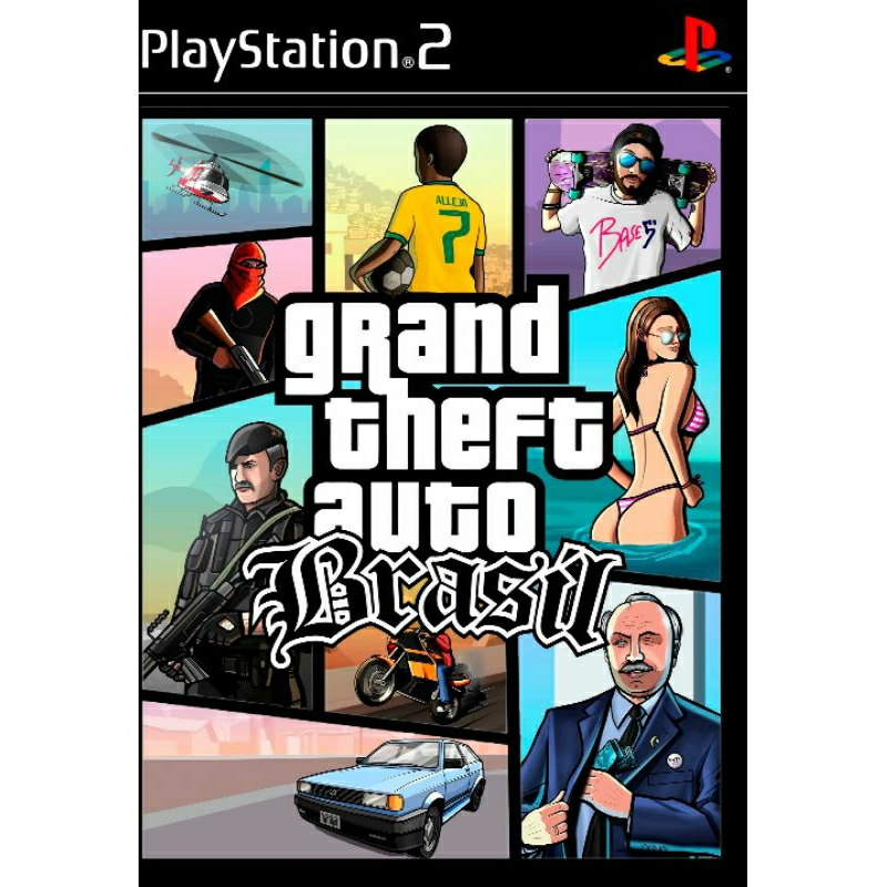 GTA Brasil Atualizado 2023 Jogos de PS2 com capinha e encarte | Shopee ...