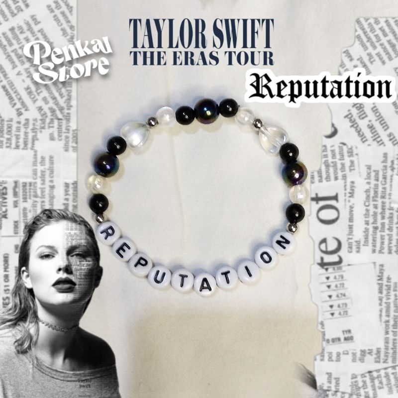 Pulseira Reputation Taylor Swift The eras tour Friendship bracelets ...