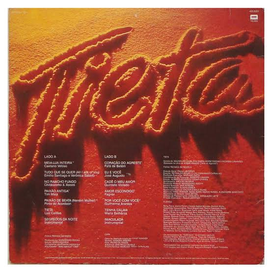 LP Disco Vinil Tieta - Trilha Sonora da Novela | Shopee Brasil