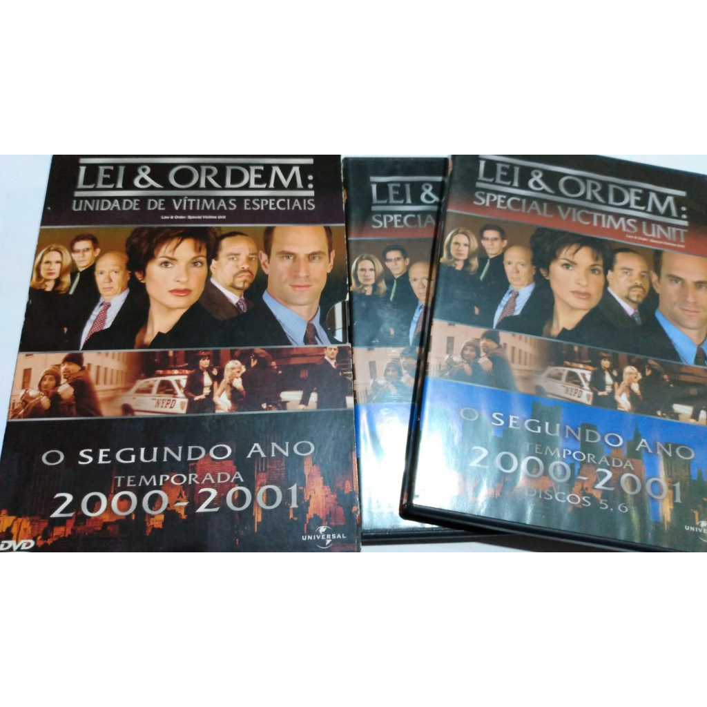 Box seriado série Lei & ordem SVU Segunda temporada 2000 a 2001 completa original | Shopee Brasil