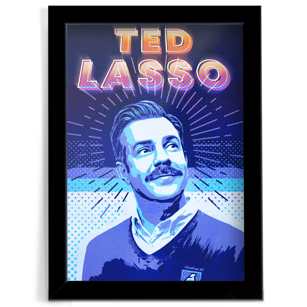 Quadro com Moldura A3/A4 Ted Lasso | Shopee Brasil