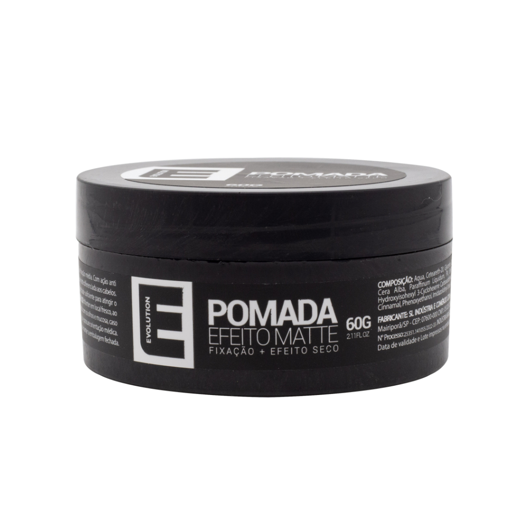 Cera Matte Evolution Barber 60gr - Pomada para Cabelo Efeito Seco ...
