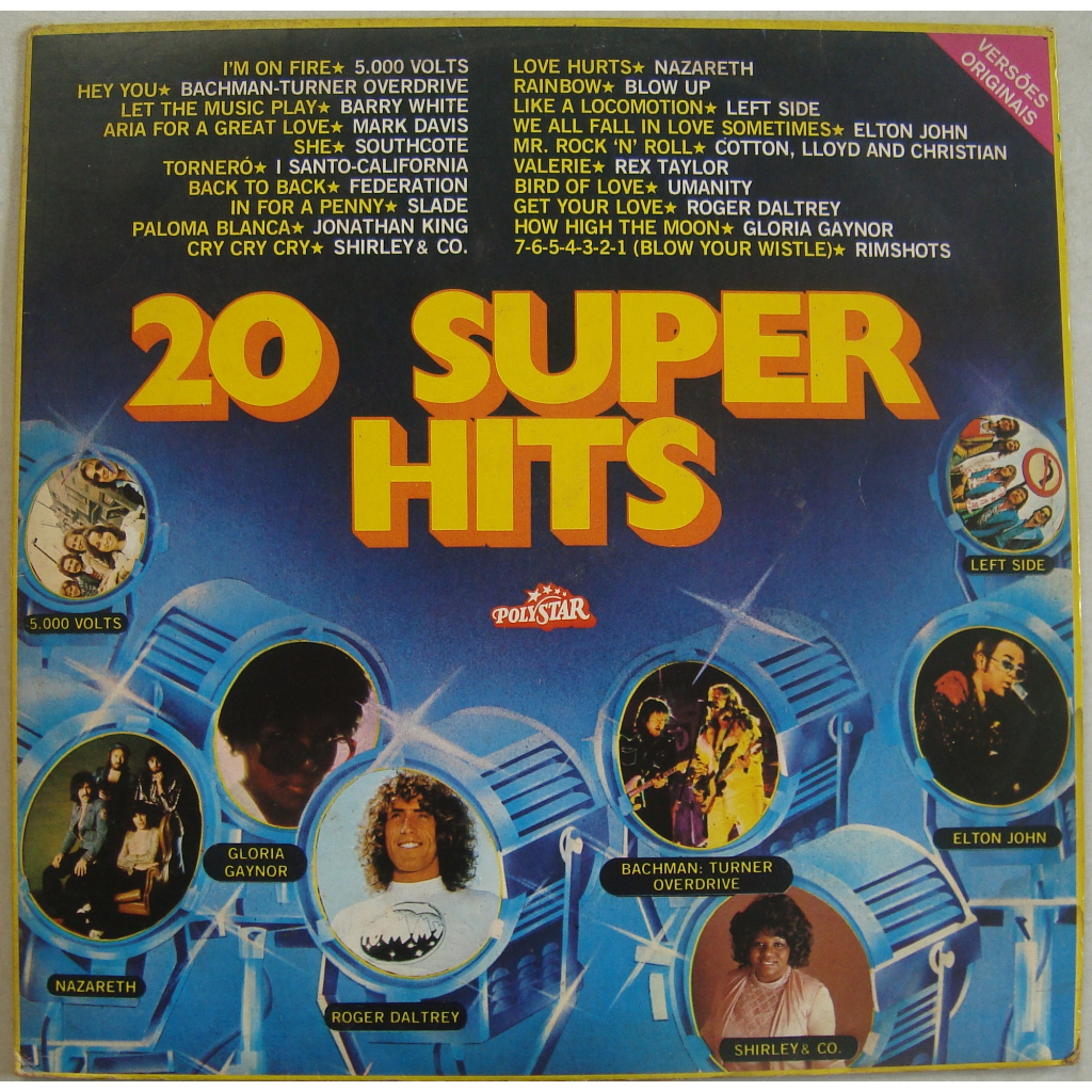 Lp 20 Super Hits 1976, Disco Vinil Coletânea Internacional | Shopee Brasil