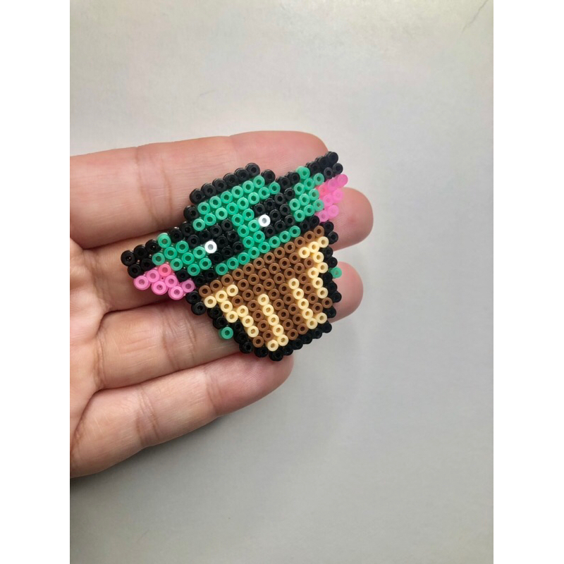 Chaveiro/Ímã Baby Yoda Grogu Pixel Art | Shopee Brasil