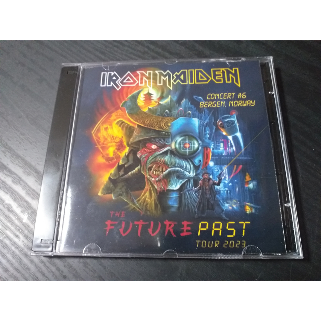 Iron Maiden CD Duplo The Future Past Tour 2023 Live in Bergen Norway | Shopee Brasil