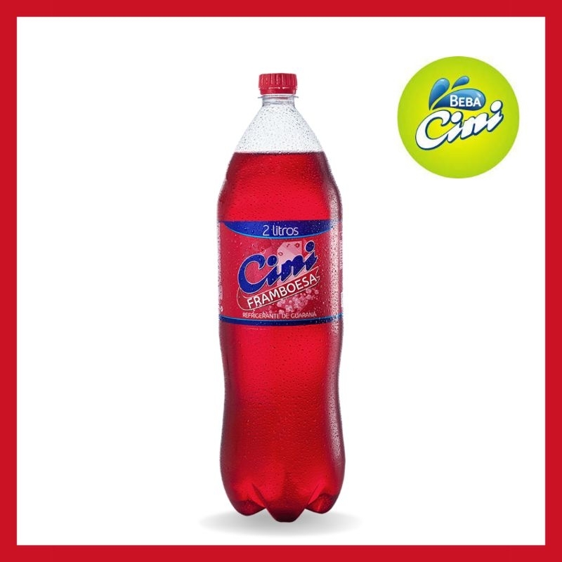 Refrigerante Cini sabor framboesa 2 litros. | Shopee Brasil