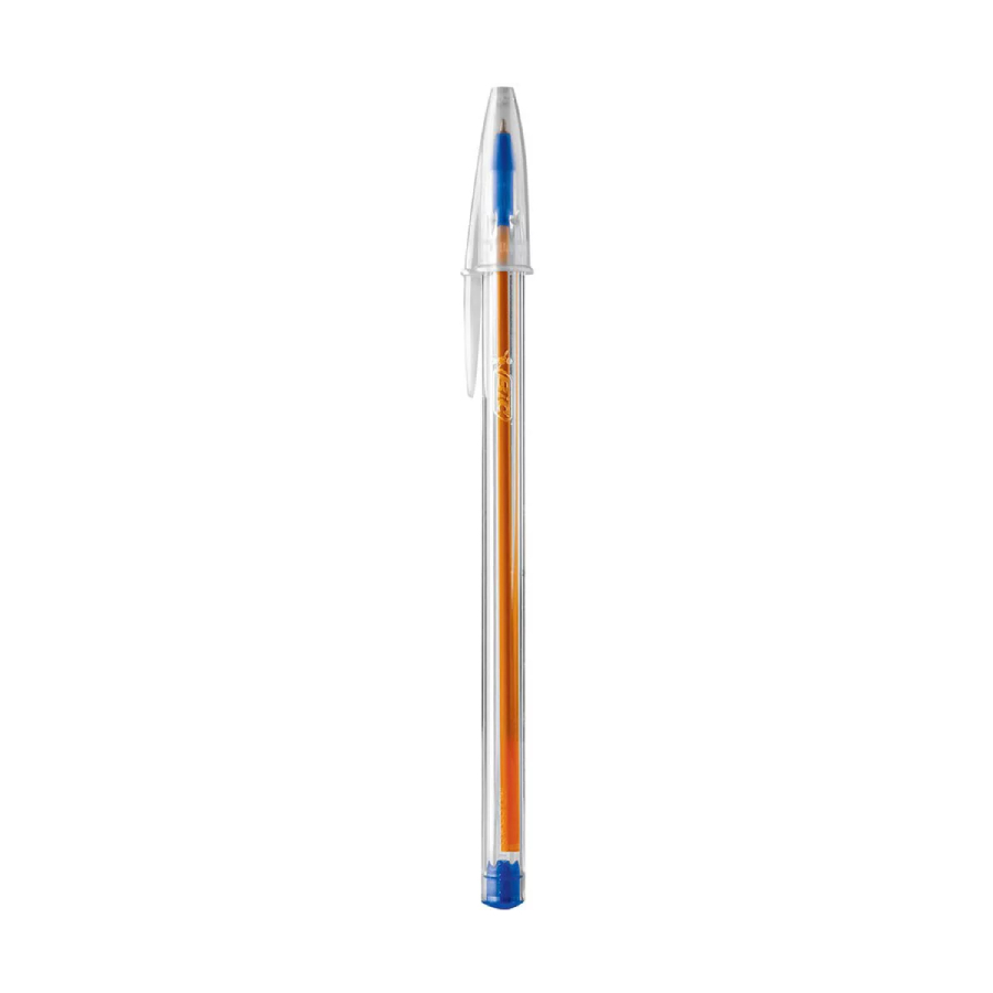 Caneta Esferográfica Cristal Precisão Ponta Fina 0.8mm - Azul Vermelha Preta - BIC | Shopee Brasil