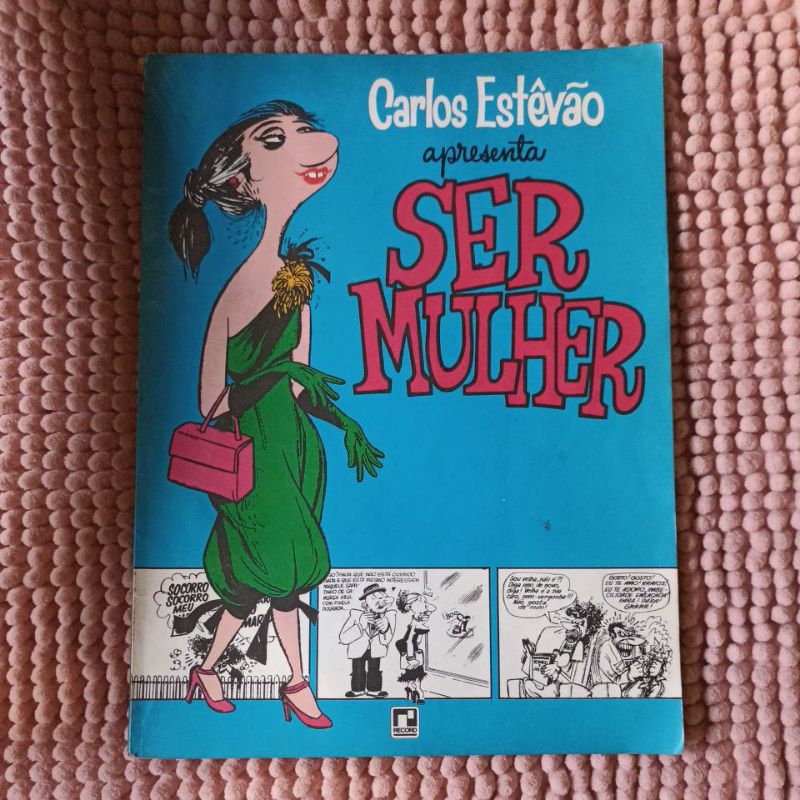 Revista em quadrinhos HQ: Carlos Estevão apresenta, ser mulher | Shopee Brasil