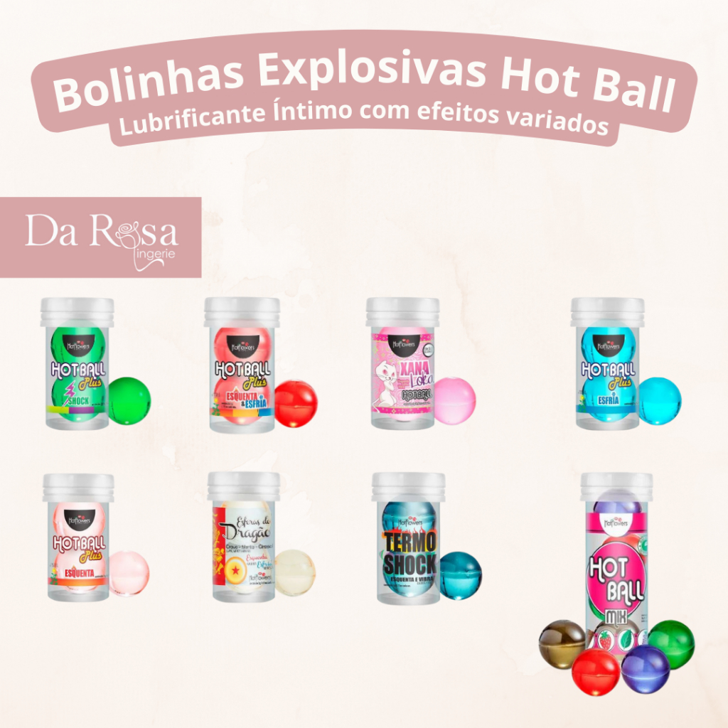 Bolinhas Explosivas Estimulante Unissex efeitos variados Hot Ball Hotflowers | Shopee Brasil