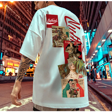 Camiseta Nuthink Furas Costas Moda Streetwear Novo! | Shopee Brasil