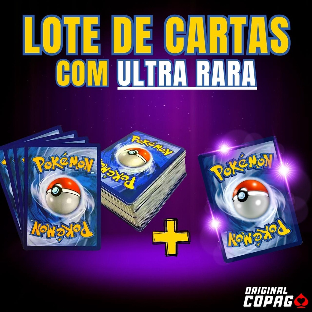 Cartas Pokémon Originais Copag Ultra Rara Garantida Shopee Brasil