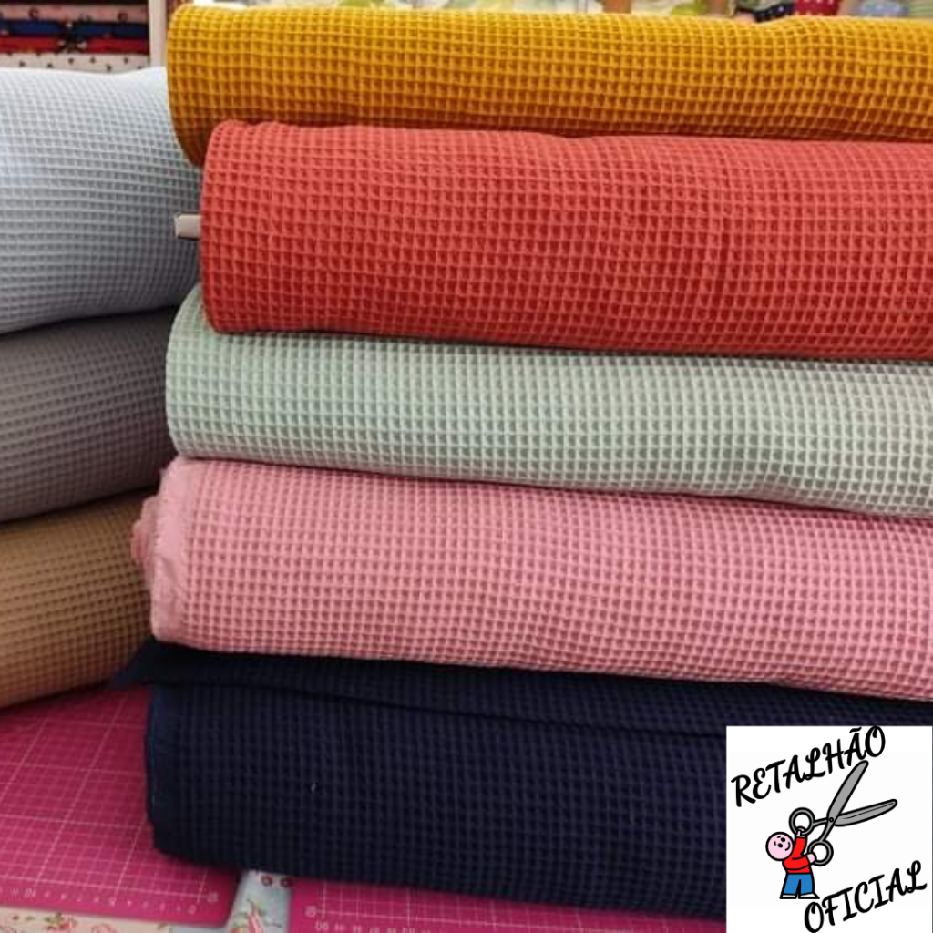 3 Metros Malha Piquet com Elastano (Tecido Malha "Piquê") | Shopee Brasil