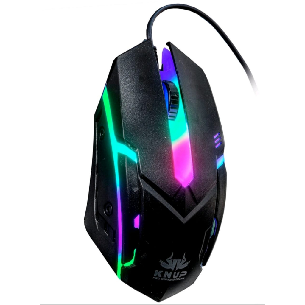 Mouse Gamer 3200dpi Com Fio Usb Led Rgb Profissional Para Jogos Pc | Shopee Brasil