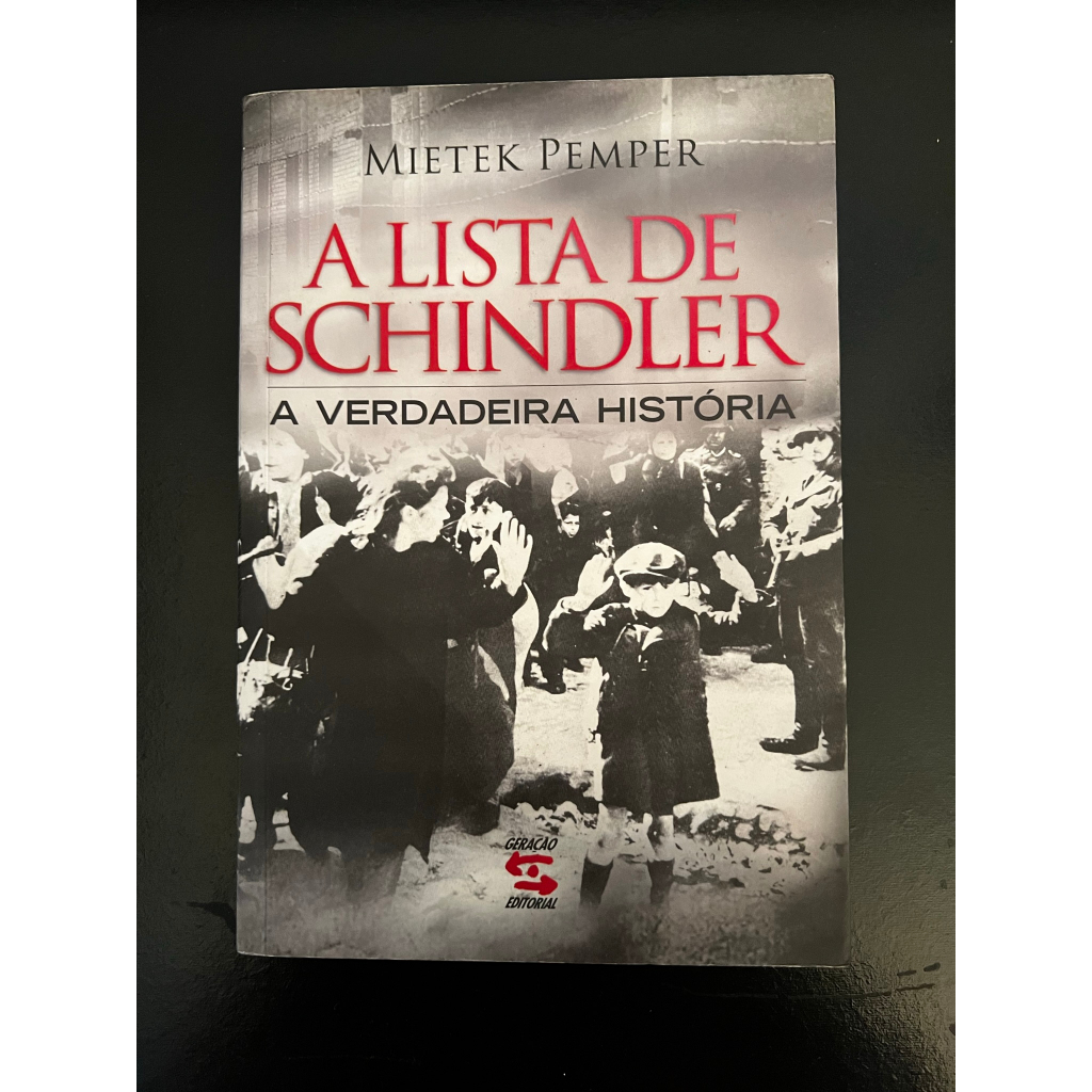A lista de Schindler: A verdadeira História - Mietek Pemper | Shopee Brasil