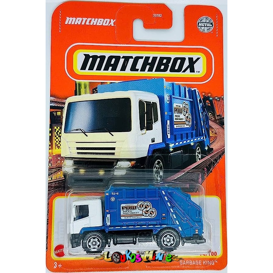 Matchbox Garbage King caminhão 74/100 Lacrado | Shopee Brasil