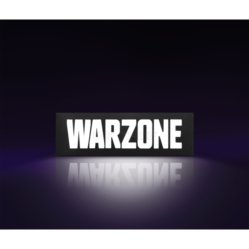 Luminária Gamer Geek Exclusiva Do Jogo Call Of Duty WarZone De Led Para ...