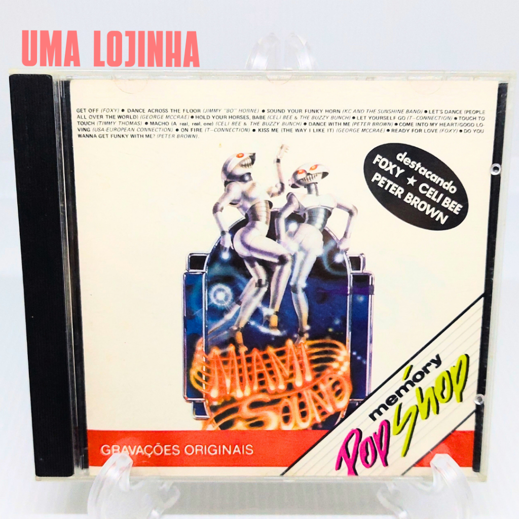 CD - Miami Sound - Memory Pop Shop Gravações Originais - Vários ...