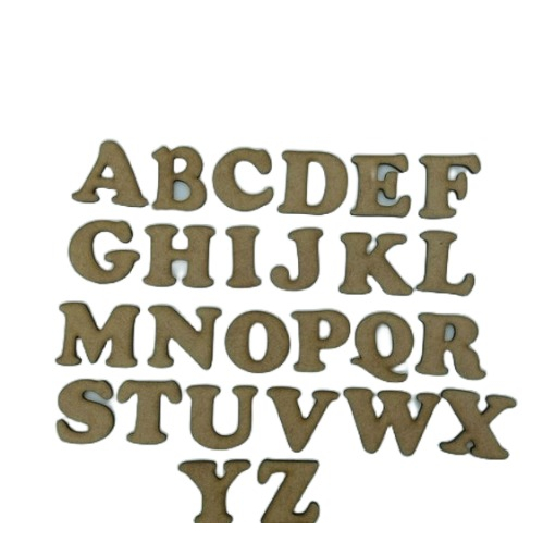 Alfabeto 26 LETRAS - A a Z - 3cm de altura - MDF | Shopee Brasil